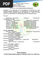 Sangguniang Barangay Members Overview | PDF