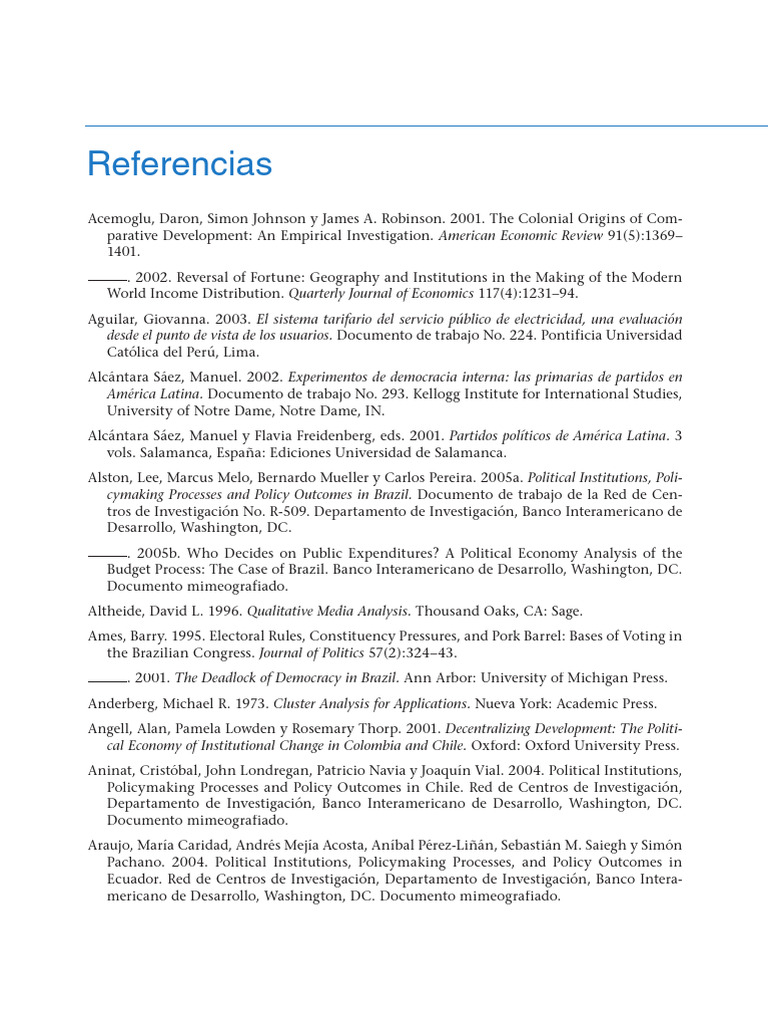 References SP | PDF | Economias | Ciencias Políticas