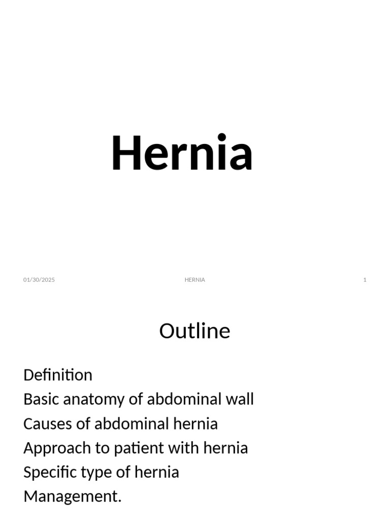 HERNIA CLASS 4 C-I | PDF
