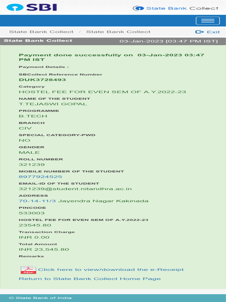 State Bank Collect | PDF