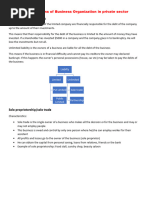 Business Structures Under Companies Act | PDF | Partnership | Sole ...
