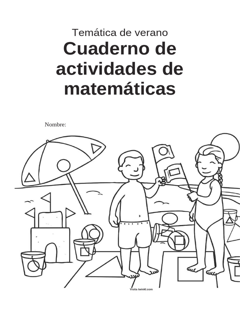 Cuadernillo de Actividades de Matemáticas de Verano | PDF