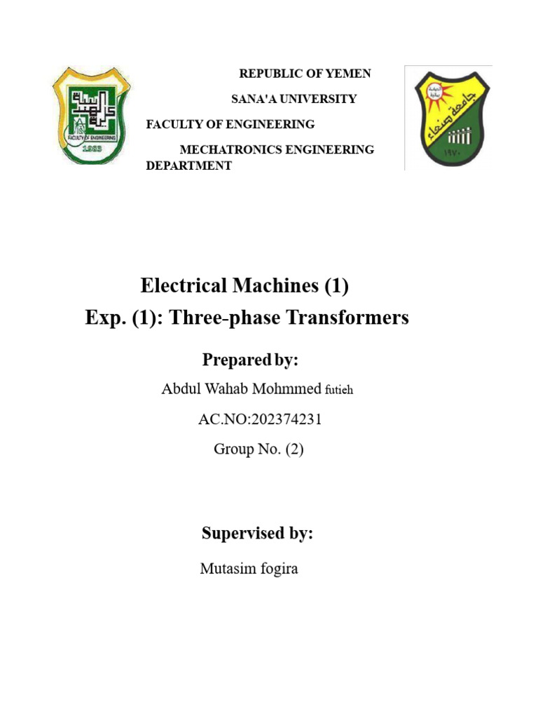 Exp 70 | PDF | Transformer | Electrical Engineering