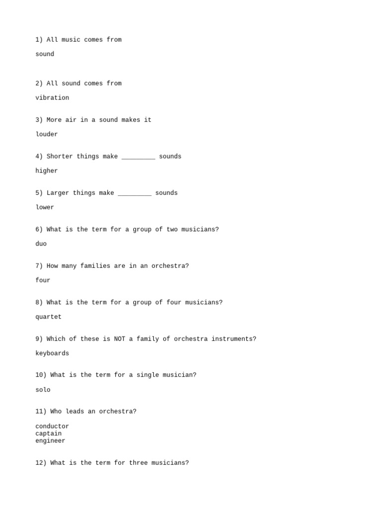 5th Grade Quiz 1 | PDF