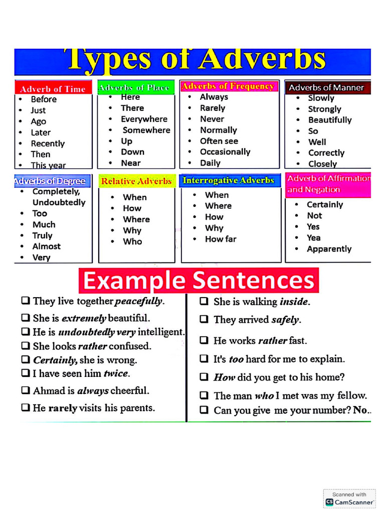 Adverbs & Kinds | PDF