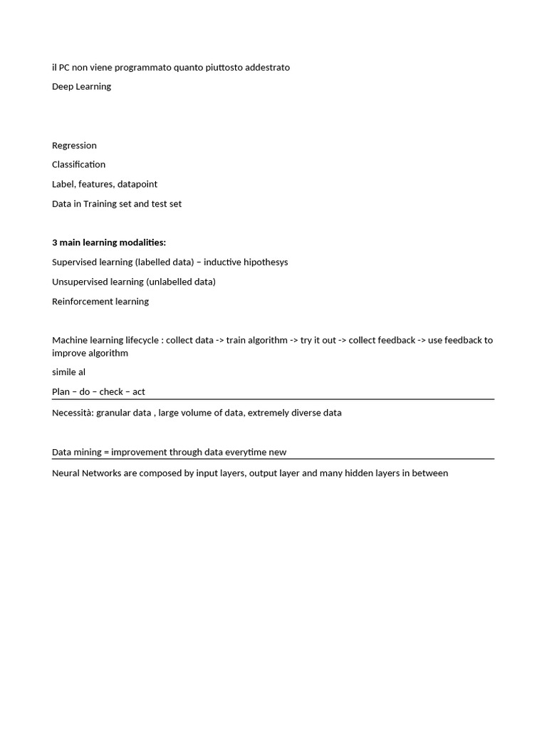 Machine Learning & Neural Networks Basics | PDF