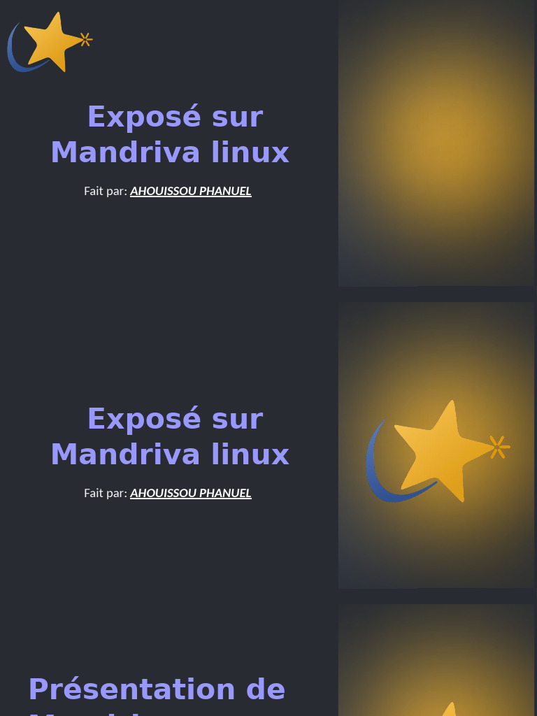 Presentation de Mandriva Une Distribution Linux | PDF | Linux | Ingénierie informatique
