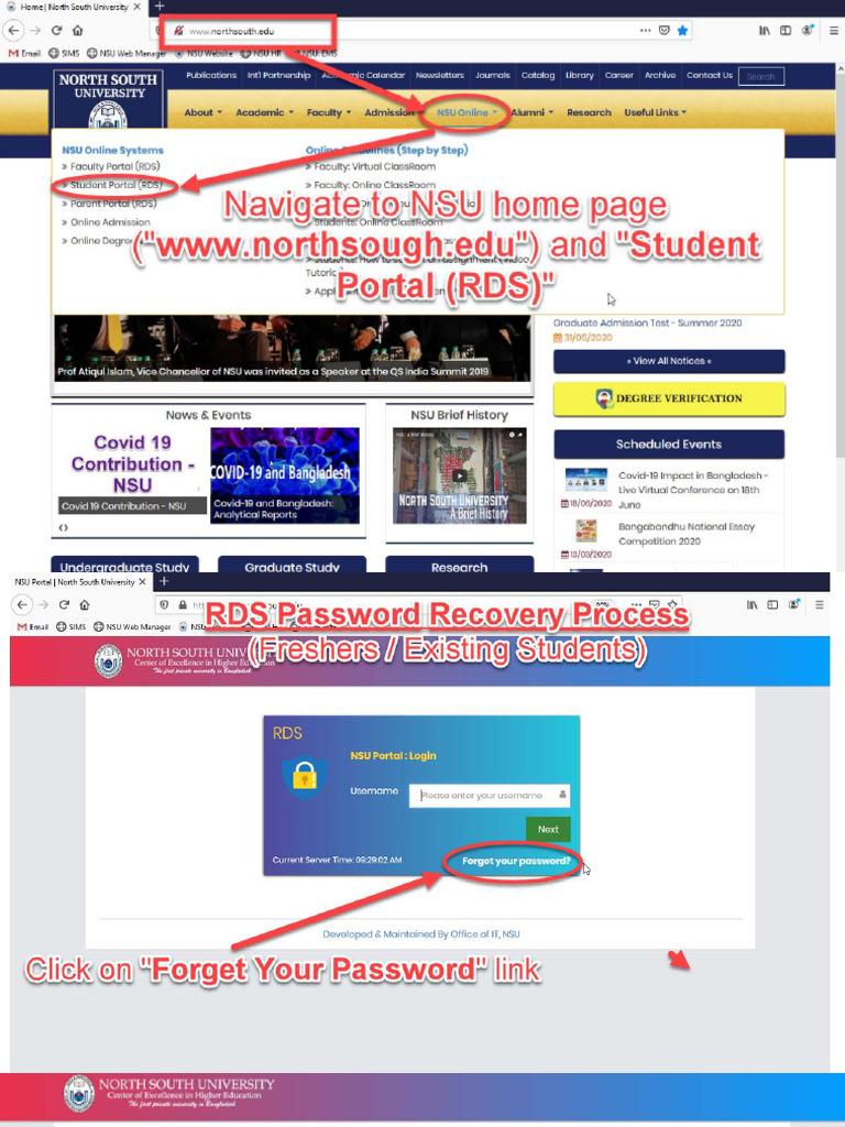 Password Recovery Process | PDF