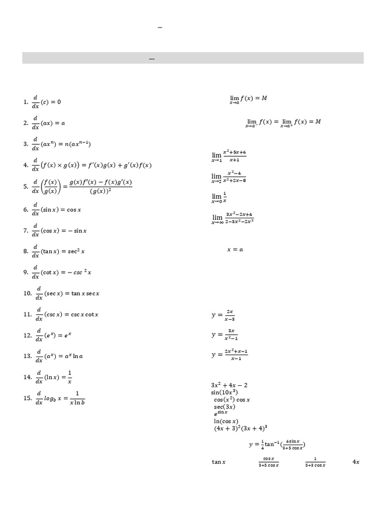 CECC481 - Differential Calculus | PDF | Curvature | Geometry