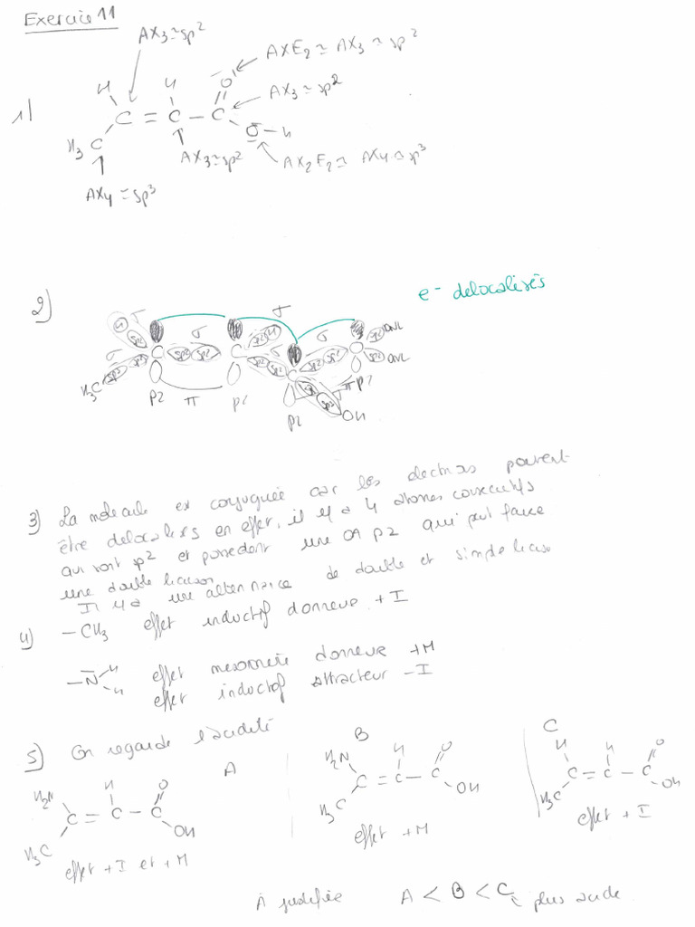 Correction TD5 Exercice 11 | PDF