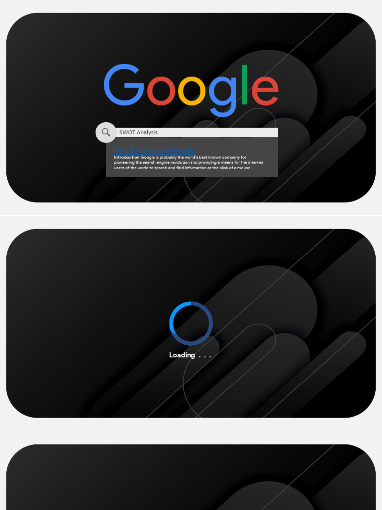 Google SWOT Analysis Overview | PDF