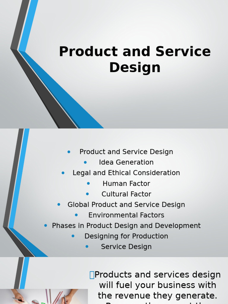 Production and Service Design | PDF | Design | New Product Development