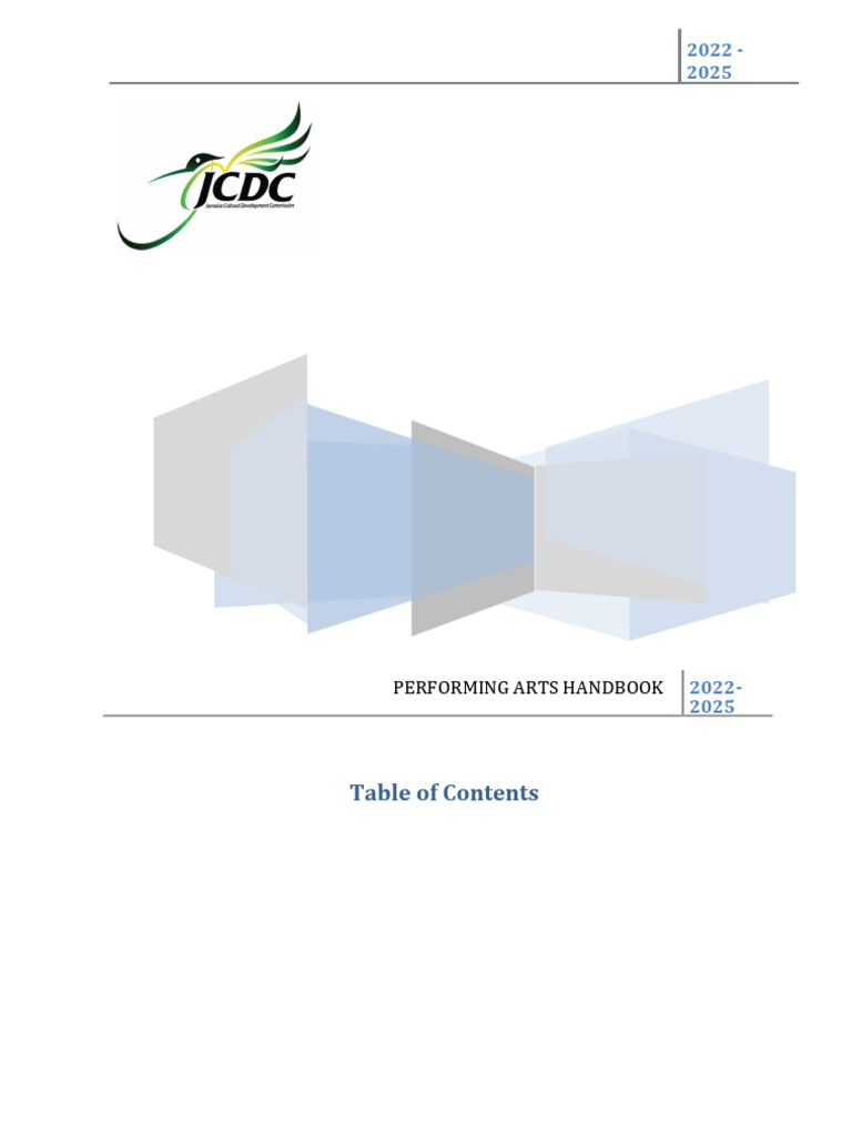 2023 Final National Performing Arts Handbook 2022- 240108 174948 | PDF ...