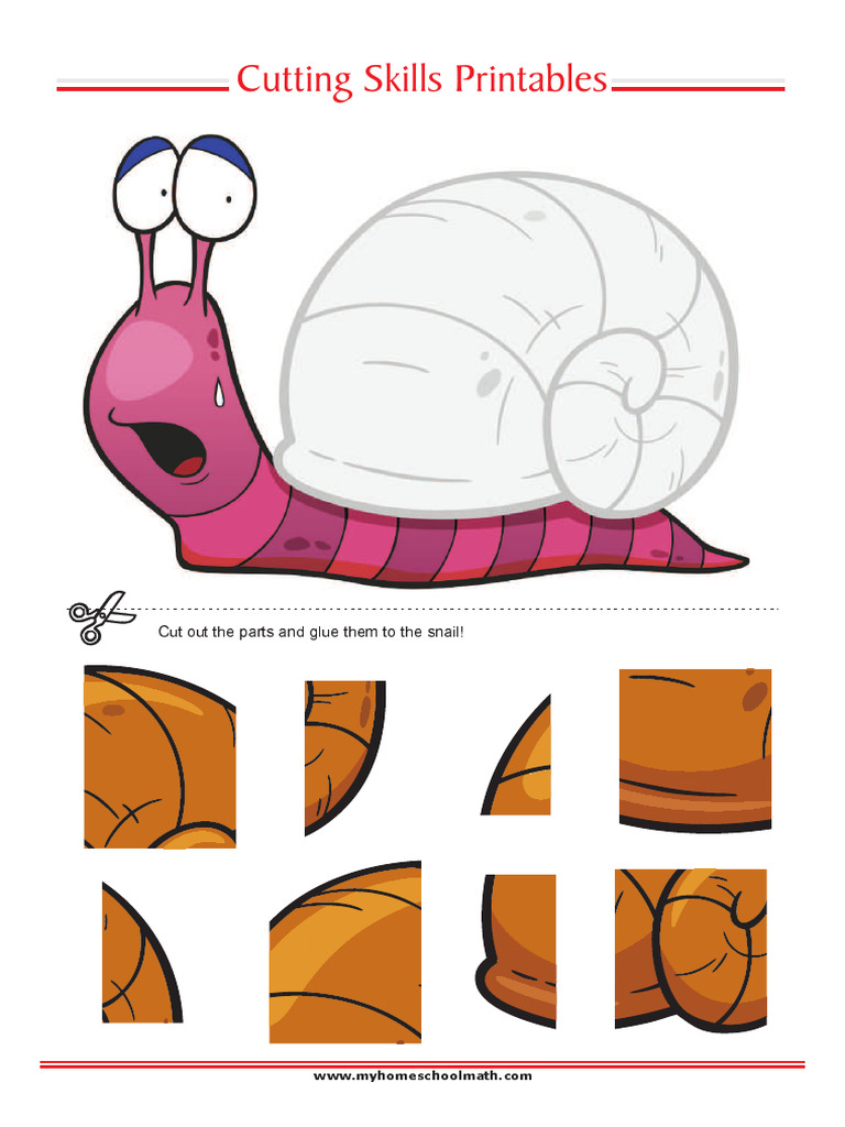 Cutting Skills Practice 23 | PDF