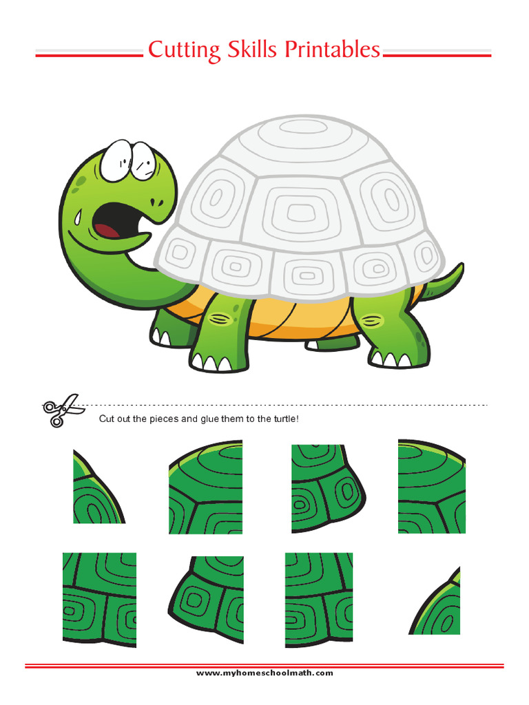 Cutting Skills Practice 22 | PDF