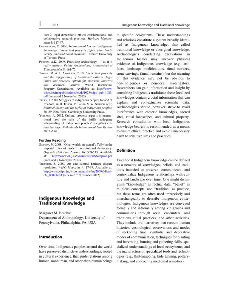 Indigenous Knowledge Systems | PDF | Traditional Knowledge | Knowledge