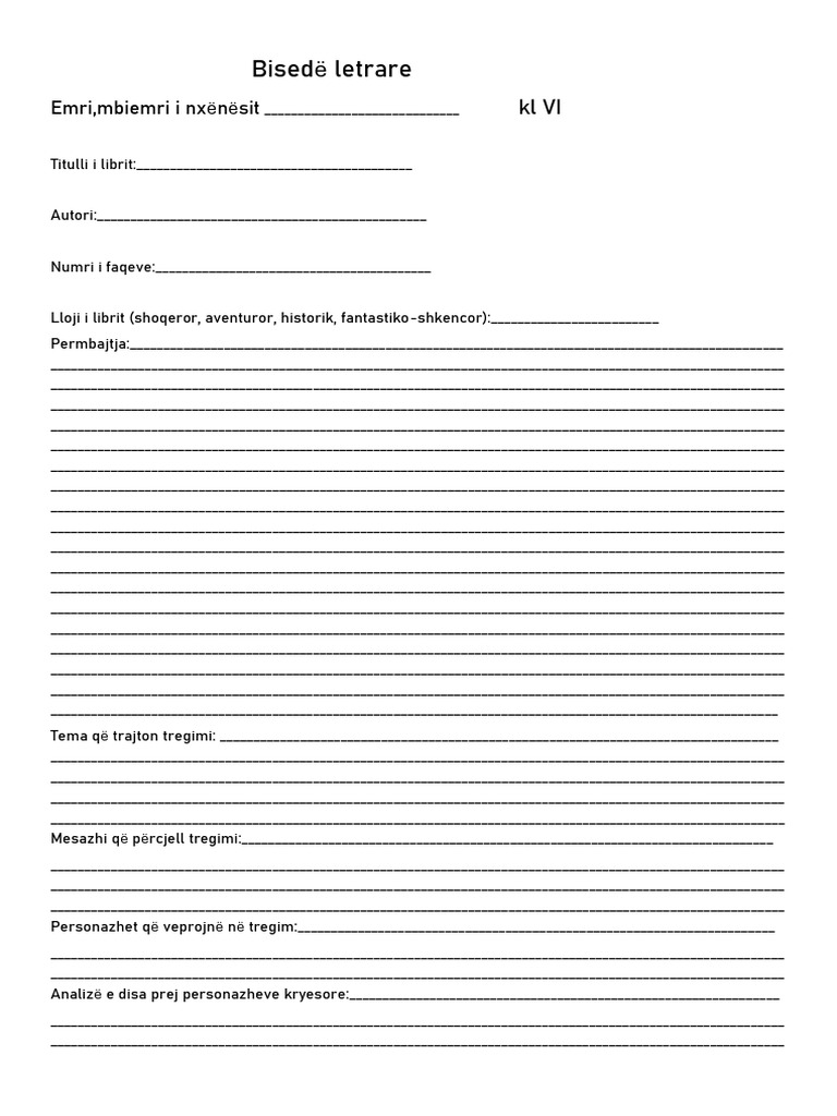 bisede letrare (1) | PDF