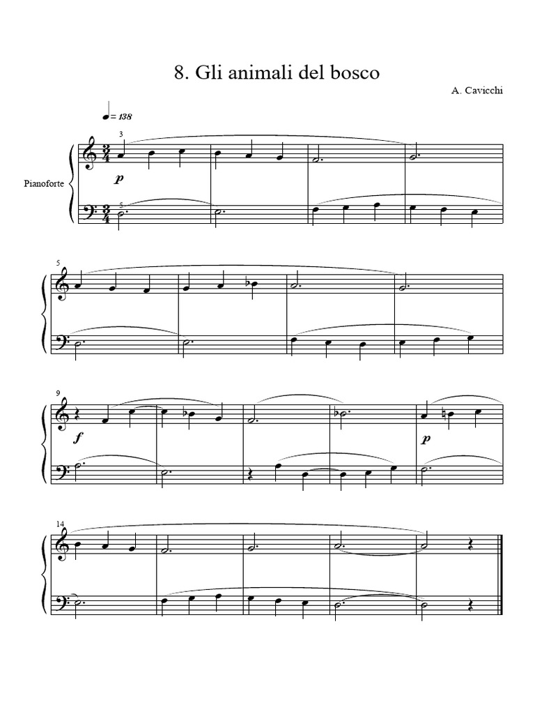 Gli animali del bosco | PDF