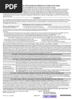Texas Disability Parking Application VTR-214 | PDF | Vehicle ...