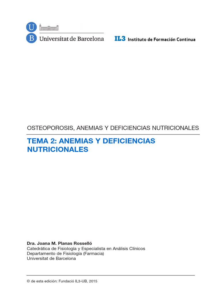 Anemia S | PDF | Anemia | Glóbulo rojo