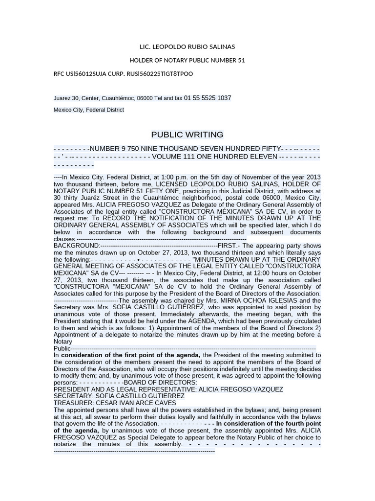 Legal Representative, Public Deeds | PDF | Civil Law (Common Law ...