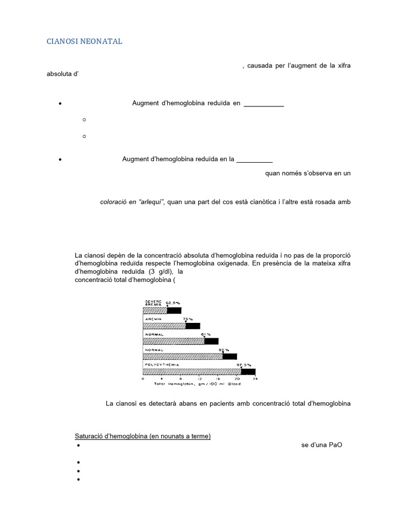 Cianosis Neonatal-BCNatal2018 | PDF