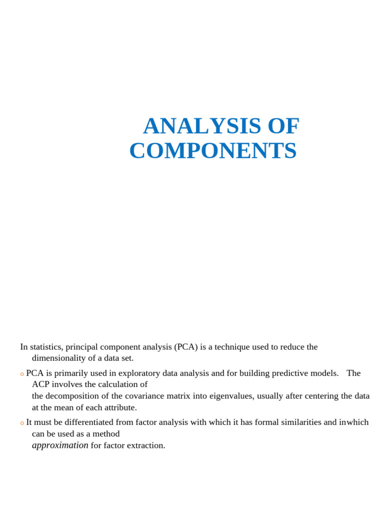 Principal Component Analysis Guide | PDF | Principal Component Analysis | Statistical Analysis