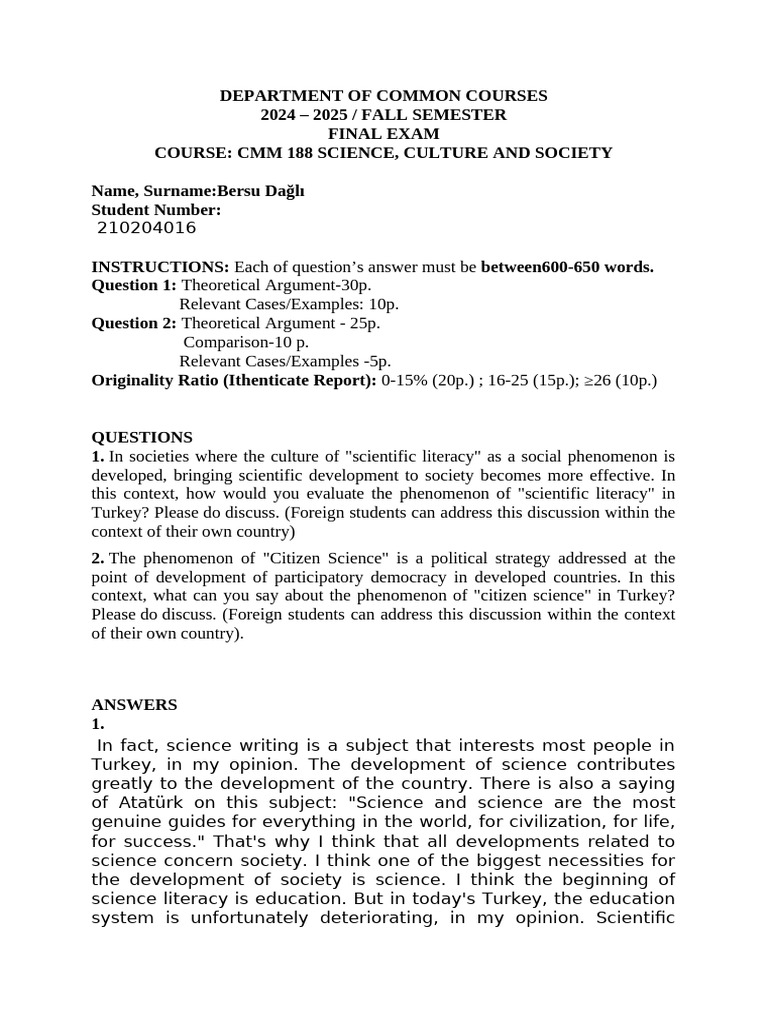 Final cmm 188 | PDF | Science | Creativity