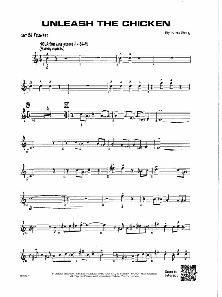 Middle School - Audition Parts - Unleash The Chicken | PDF