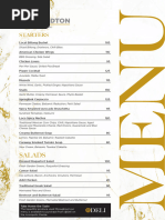 Perere Menu Nov 2023 | PDF | Sauce | Sushi