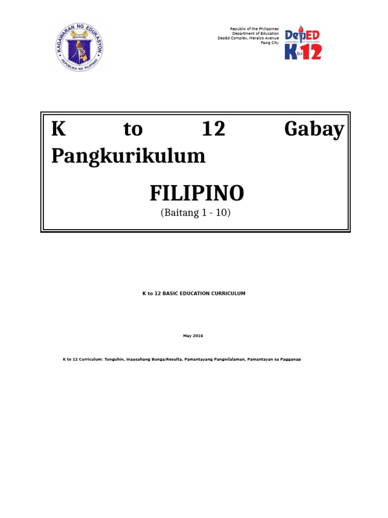 Filipino CG | PDF