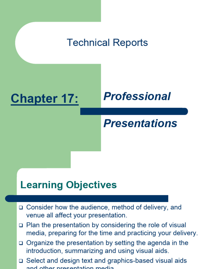 10th Chapter Presentations | PDF | Public Speaking | Communication