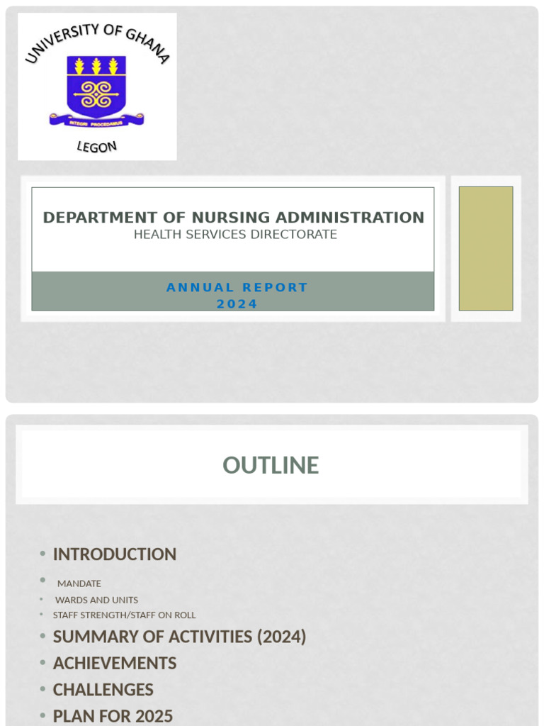 2024 Annual Report Ughsd Nursing Administration | PDF | Nursing | Clinical Medicine