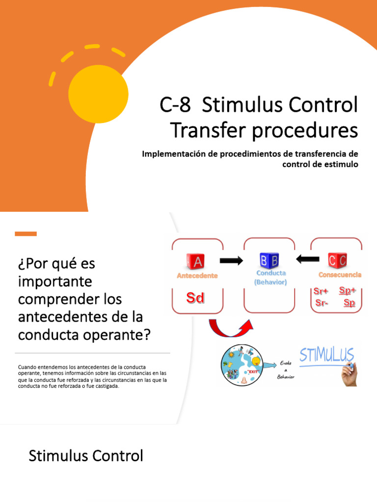 Transferencia de Control de Estímulo | PDF