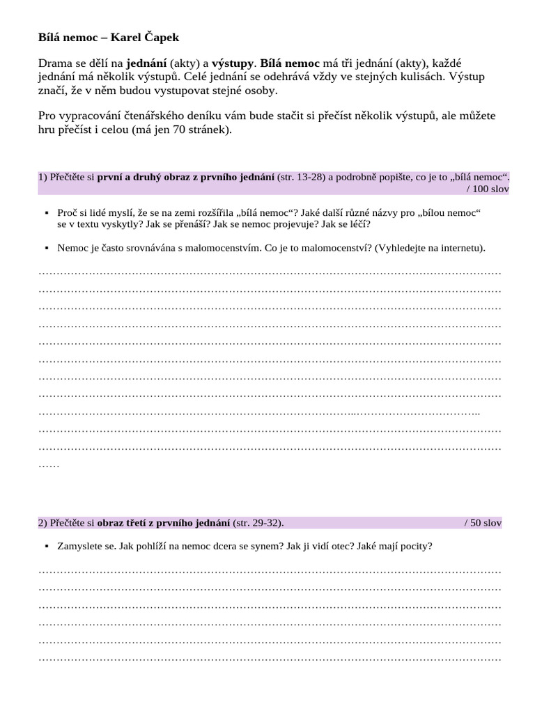 Bílá Nemoc ČD | PDF