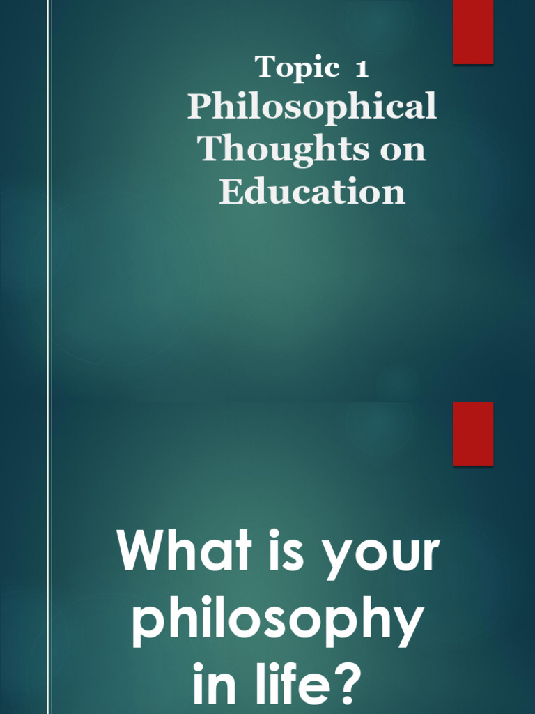 Chapter 1 | PDF | Curriculum | Philosophical Realism