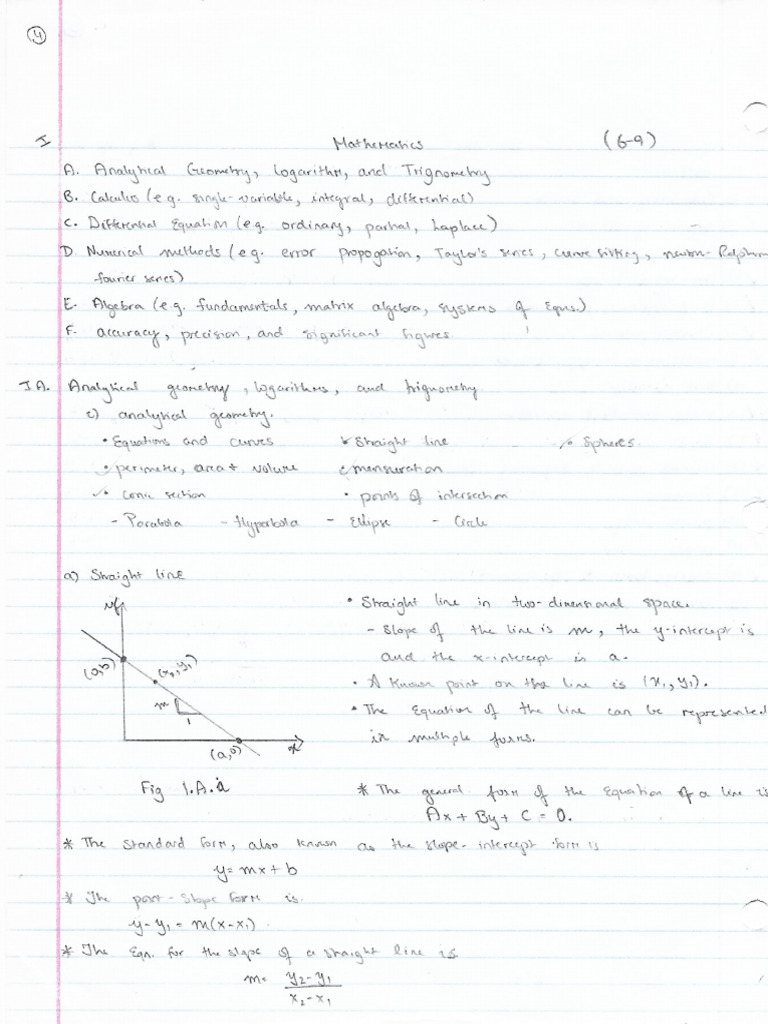 FE Notebook Mathematics Chapter | PDF