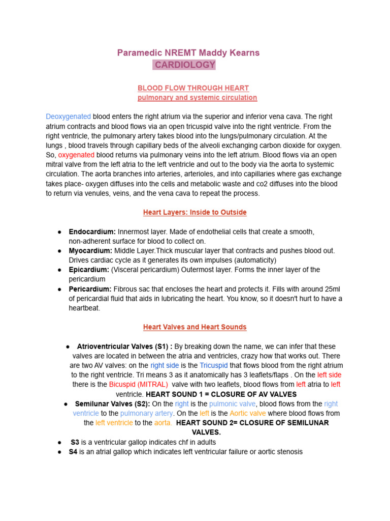 NREMT | PDF | Heart Valve | Heart