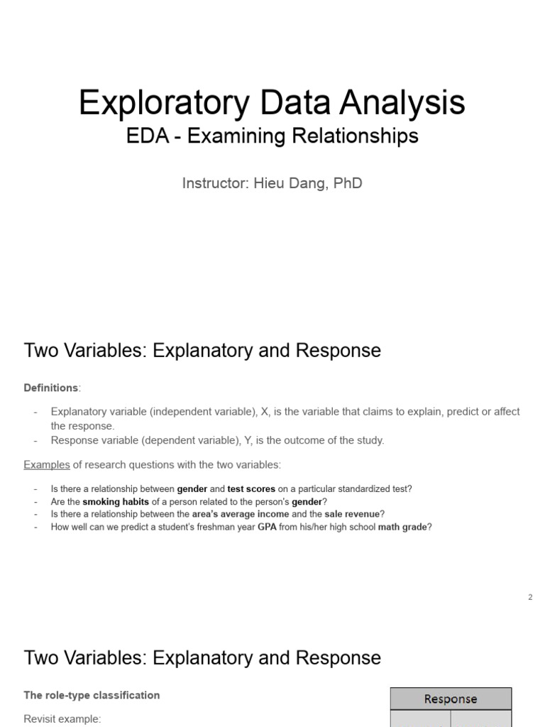 Chapter 2_ EDA - Examining Relationships | PDF | Linear Regression | Scatter Plot