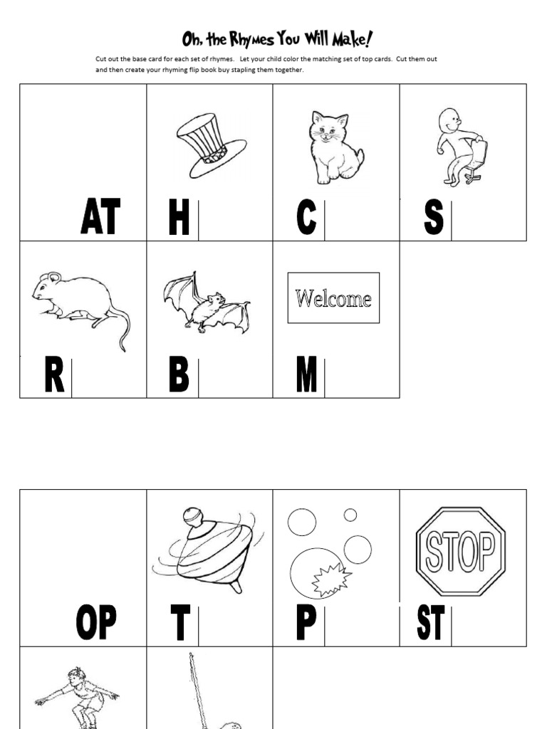 Rhyme Cards | PDF