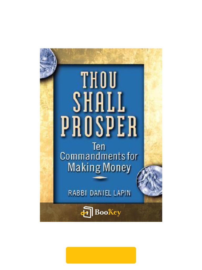 thou-shall-prosper | PDF | Entrepreneurship | Integrity