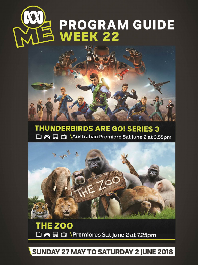ABC ME Program Guide Week 22 | PDF