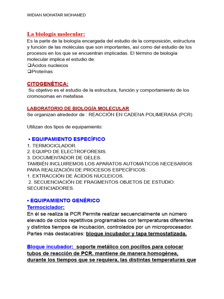 PRIMER TEMA DE BIOLOGia 1 bachillerato | PDF | Electroforesis ...