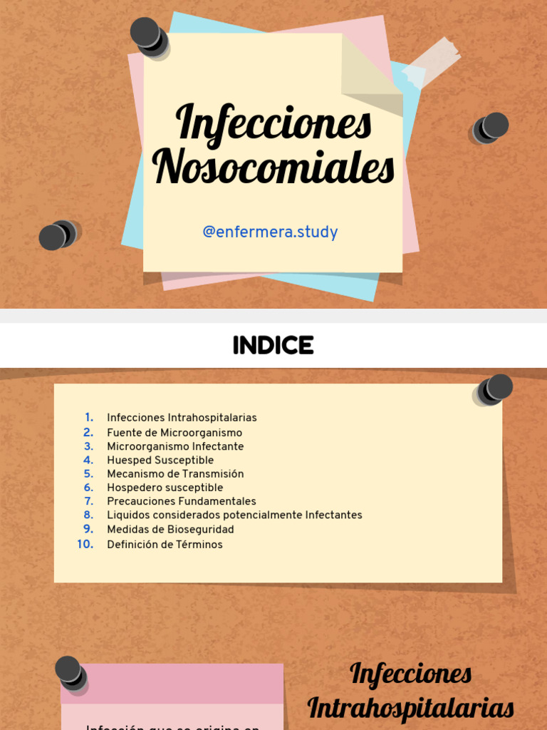 Infecciones Nosocomiales | PDF | Infección | Infección adquirida en el ...