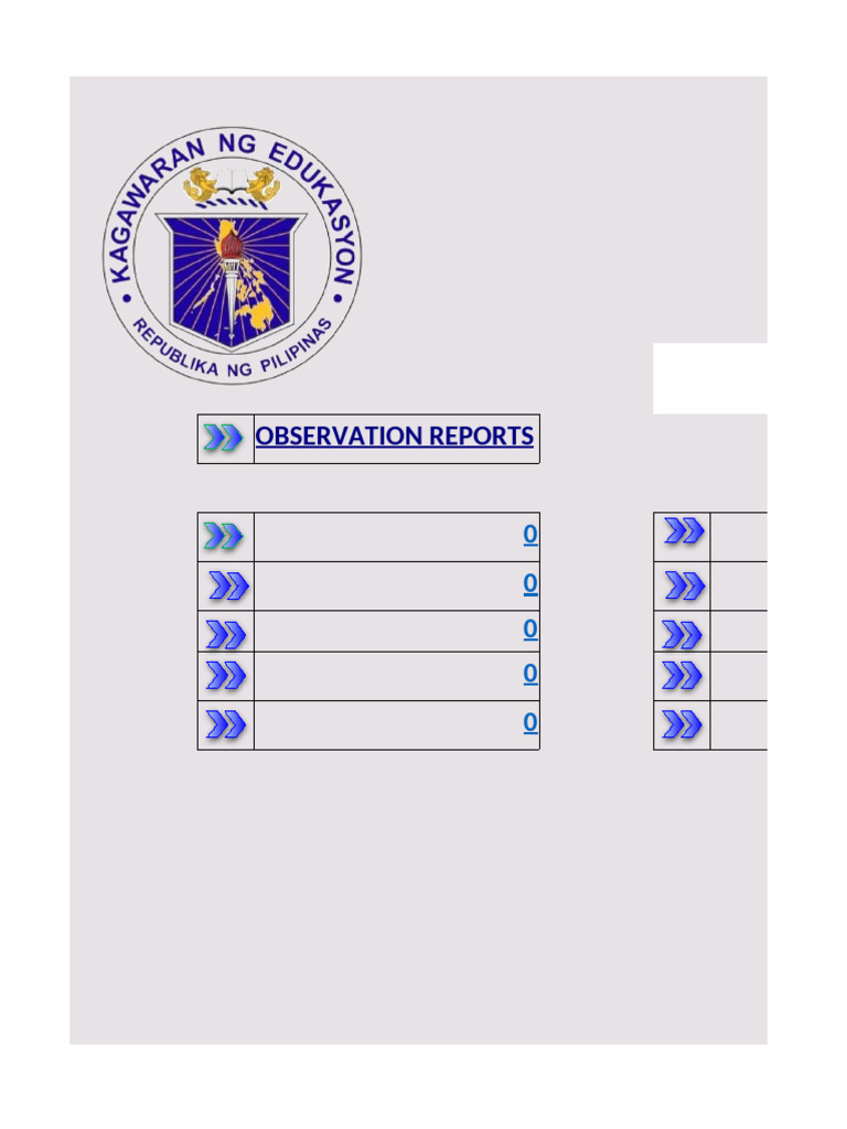 Star Observation Form For Teachers | PDF | Teachers | Learning