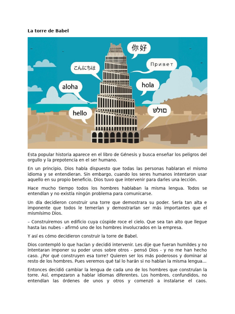 La Torre de Babel | PDF