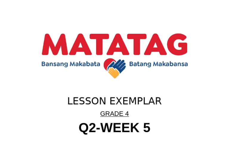 Lesson Exemplar - Cover | PDF