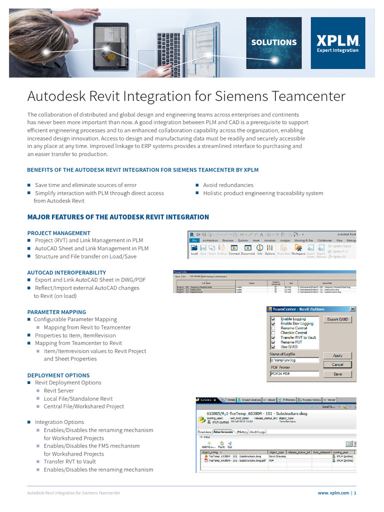 Revit-Teamcenter Integration Features | PDF | Auto Cad | Autodesk Revit