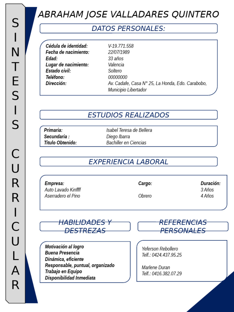 Abraham Jose Valladares Quintero | PDF