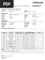Nextcare Reimbursement Form | PDF | Patient | Medical Diagnosis